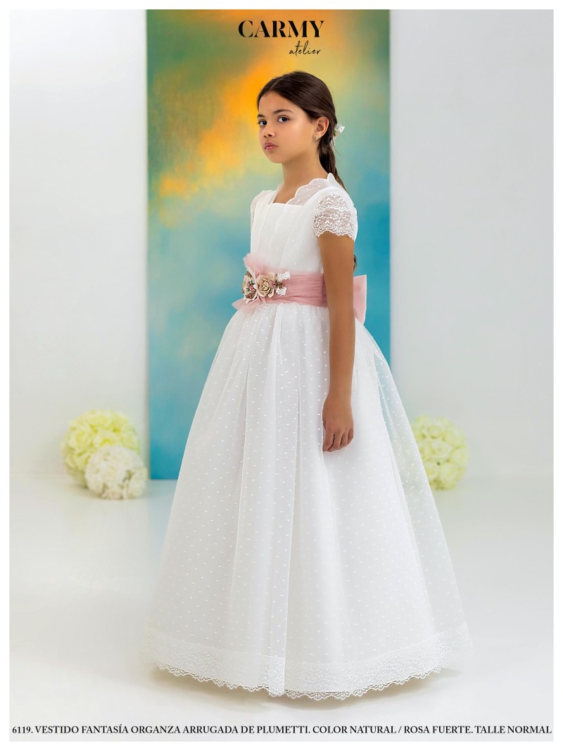 MADE TO ORDER - Carmy Spanish Communion - 6119 - Please allow 12 weeks ...