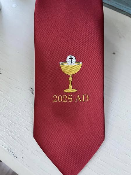 2025 Red First Holy Communion Ties - New Ties for 2025