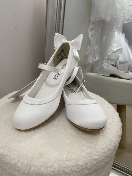 Girls Communion Shoes - Childrens White Shoes - Girls First Holy ...