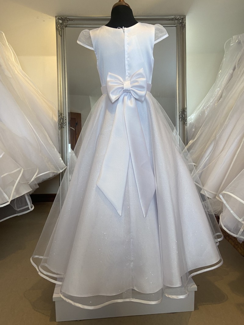 Exclusive Design, Holy Communion Dress. Sparkle Tulle Dress