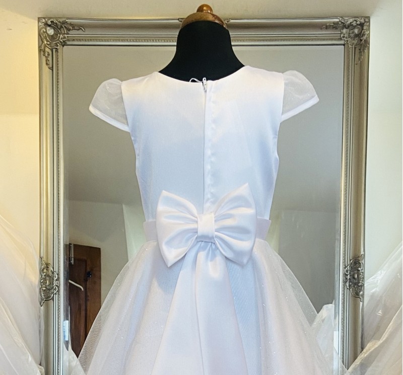 Exclusive Design, Holy Communion Dress. Sparkle Tulle Dress