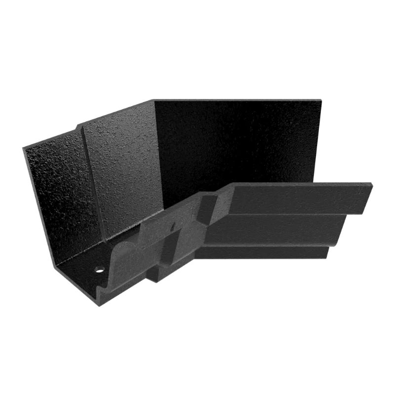 150mm Moulded No 46 Ogee Cast Aluminium Gutter Angle Internal 135 ...