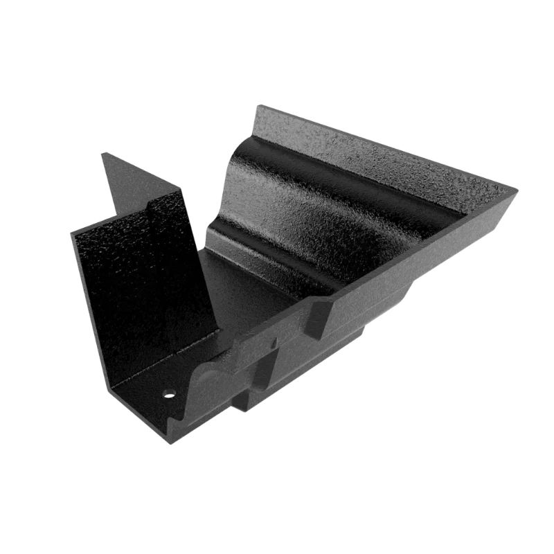 150mm Moulded No 46 Ogee Cast Aluminium Gutter Angle External 90 ...