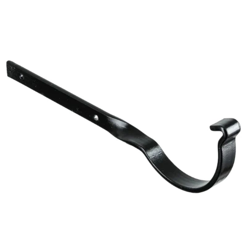 4.5 Inch (115mm) Beaded Half Round Cast Iron Gutter Side Fix Rafter ...