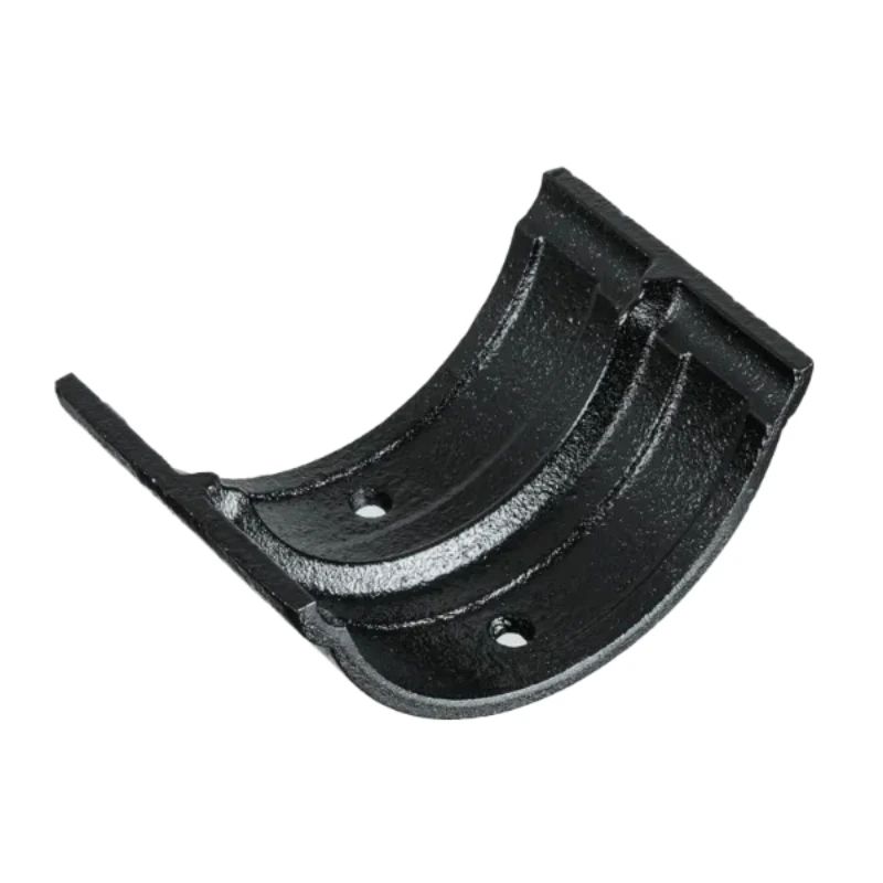 5 Inch (125mm) Beaded Half Round Cast Iron Gutter Union - Cast Iron ...