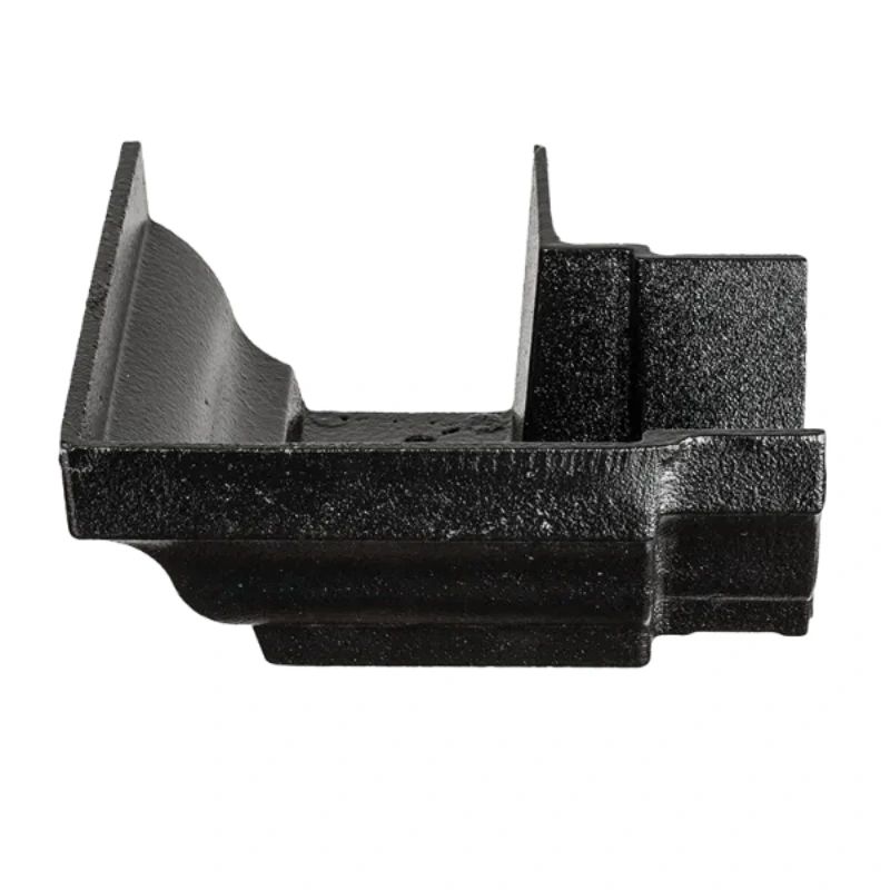 6 Inch x 4 Inch Moulded Ogee No 46 Cast Iron Gutter Angle 90 Degrees ...