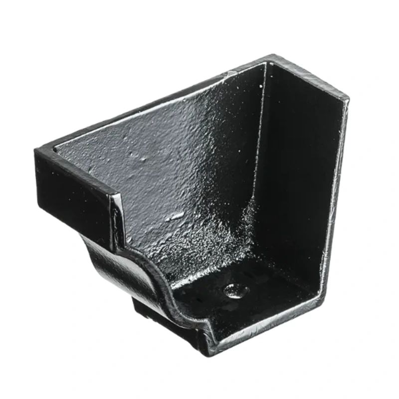 5 Inch x 4 Inch Moulded Ogee No 46 Cast Iron Gutter Left Hand Internal ...