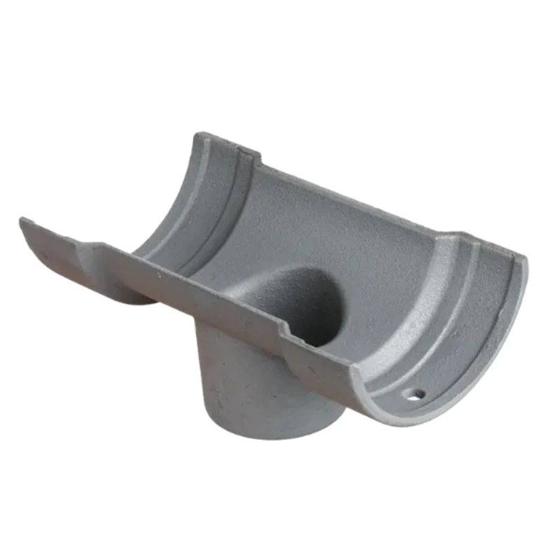 6 Inch (150mm) Half Round Cast Iron Gutter Outlet 3 Inch Round - Cast ...