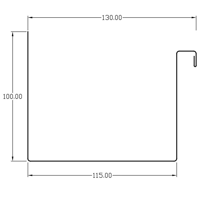 115mm Large Box Copper Rise and Fall Gutter Bracket