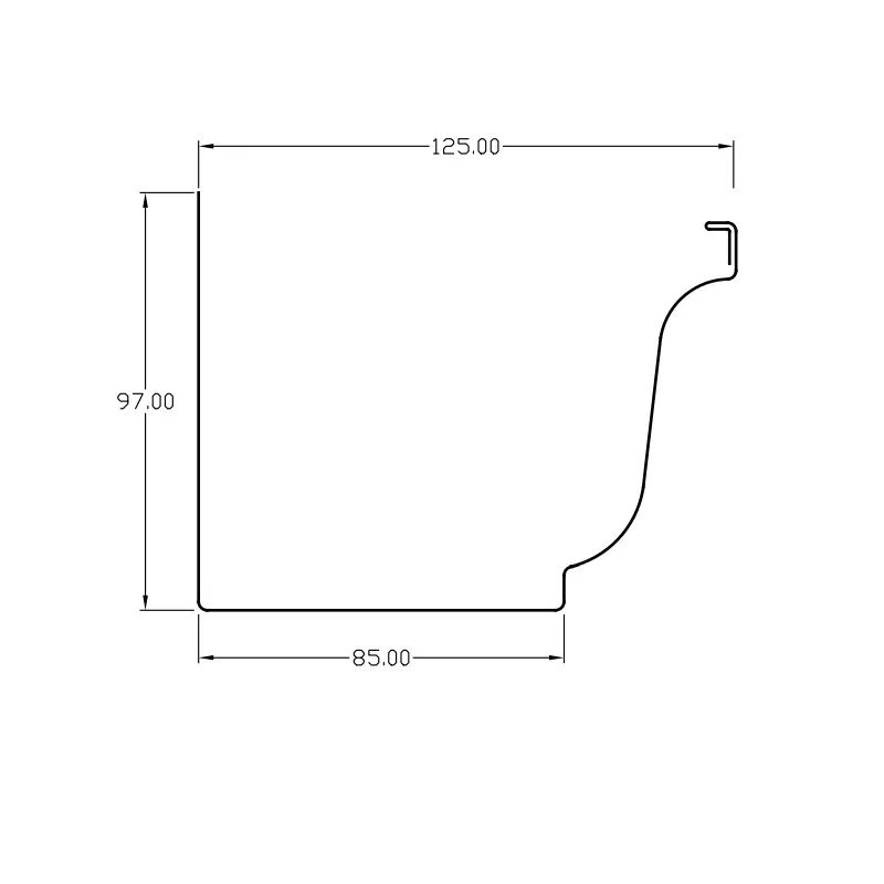 125mm Ogee Copper 90 Degree Internal Gutter Corner | Online