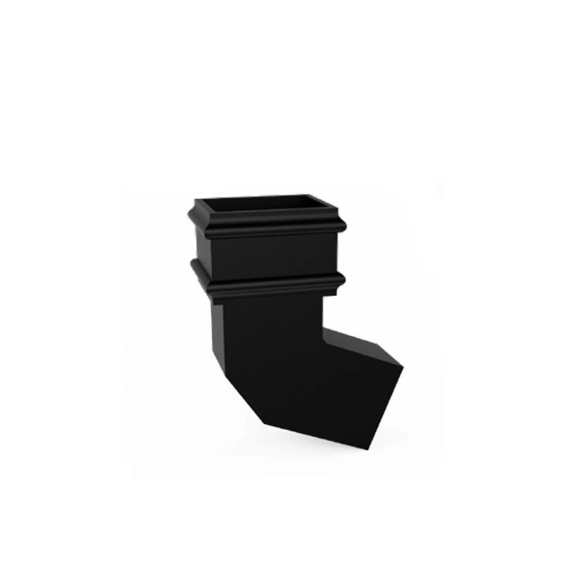 PAM Building Cast Iron Rectangular Downpipe Side Bend