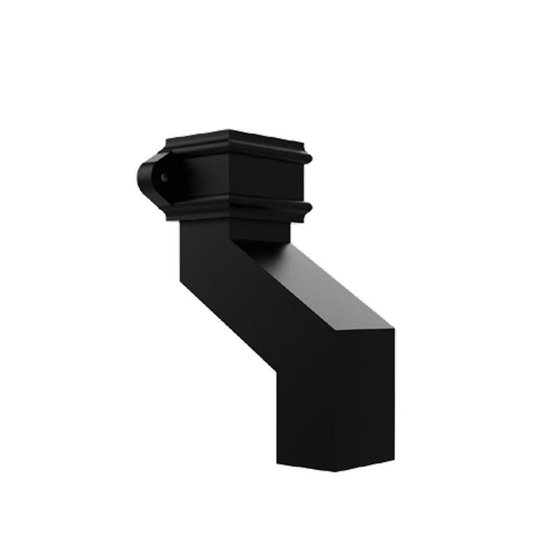 PAM Building Cast Iron Rectangular Downpipe Offset Bend
