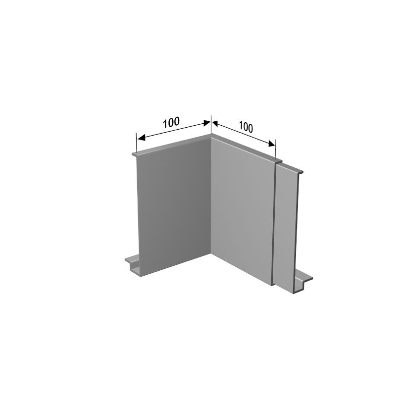 Skyline Aluminium Fascia Internal Angle SF4 - Online Now