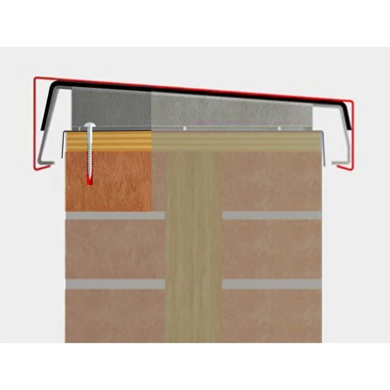 Alumasc Skyline Aluminium Sloping Coping - 90 Degree Angle