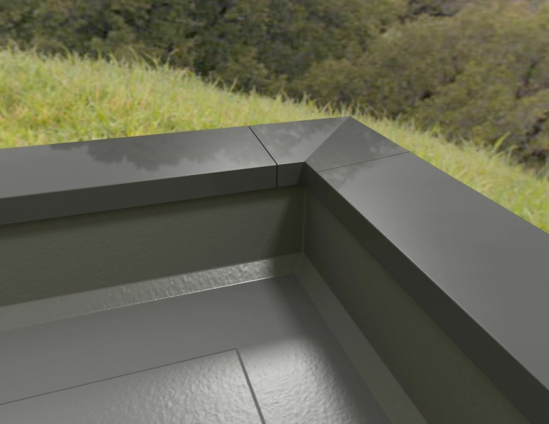 Alumasc Skyline Aluminium Coping - Upstand Stop End | Online