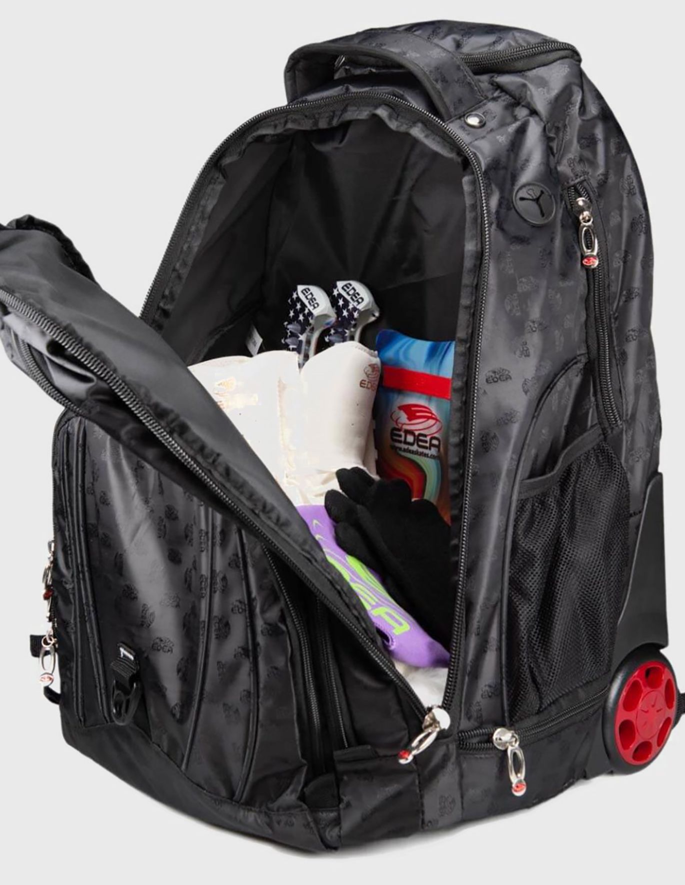Edea Jacquard Trolley Backpack Ice Skate Cabin Travel Bag
