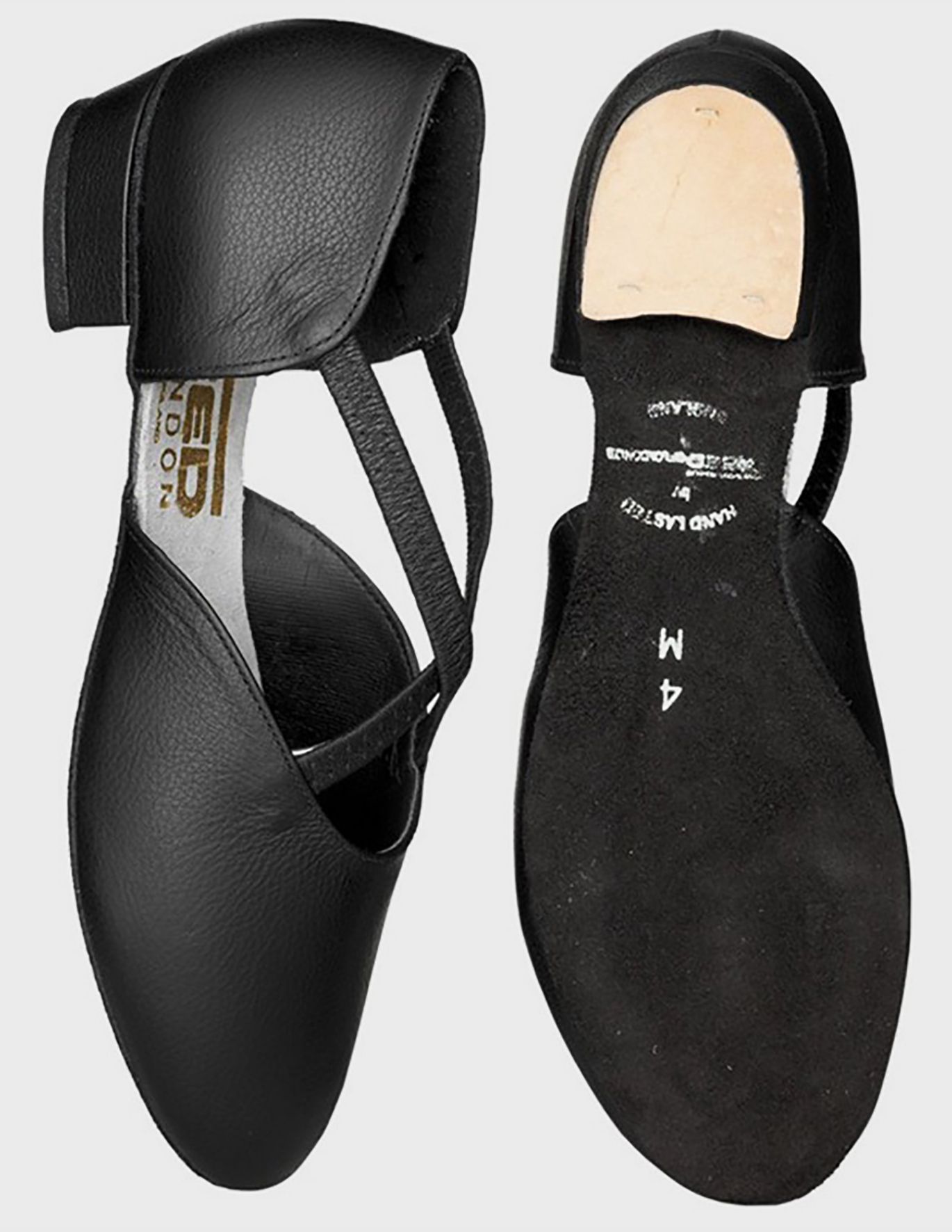 Freed Teach Leather Teaching Dance Shoe in Pink and Black