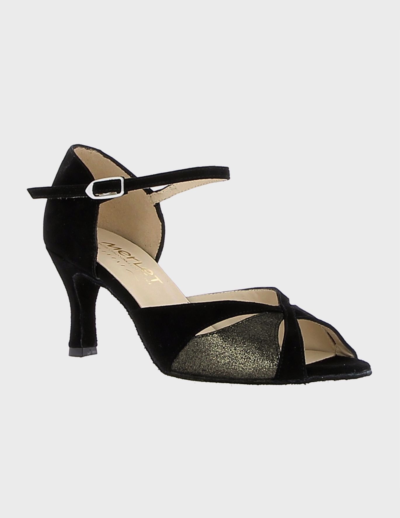 Merlet Saphir 2.5" Ballroom & Latin Dance Shoe Sandal