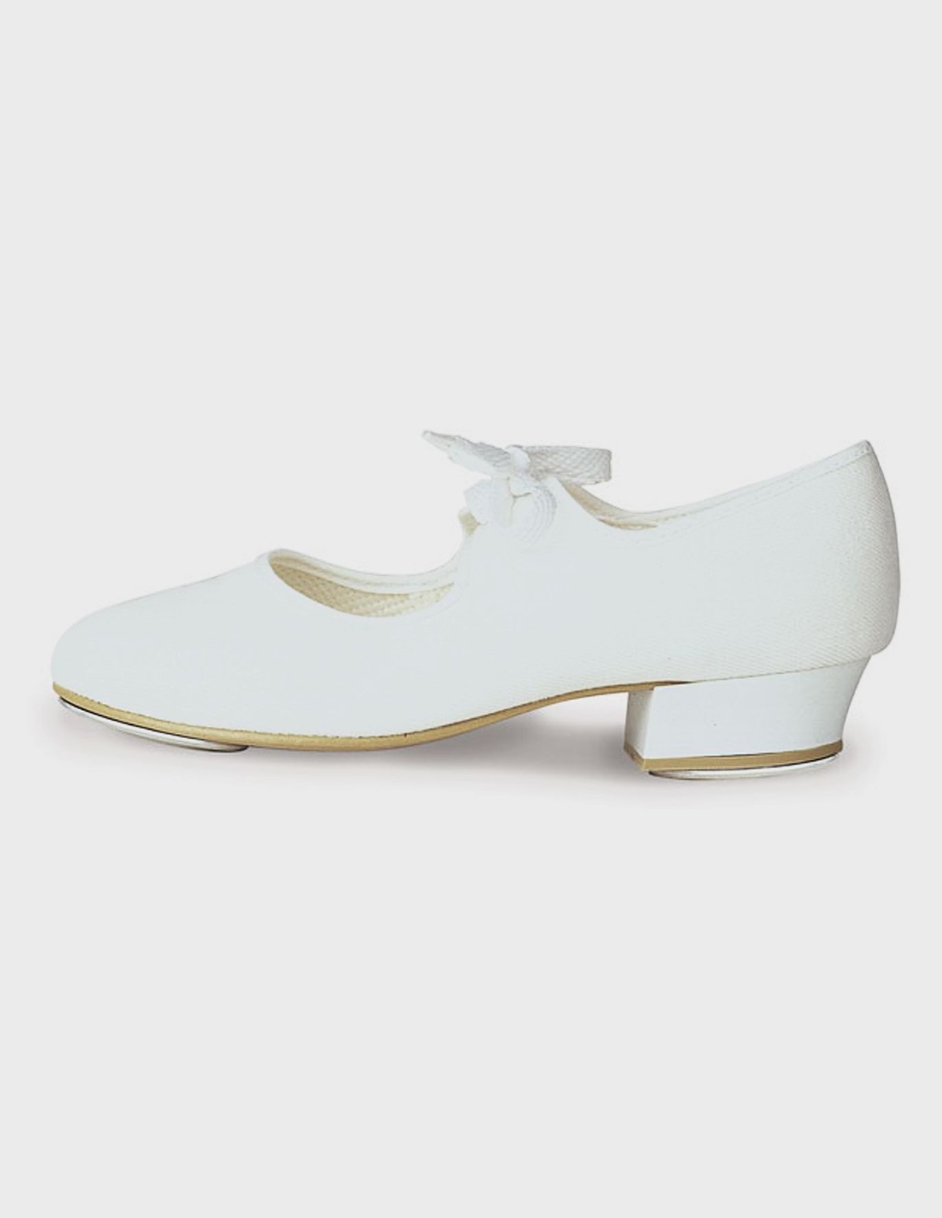 Roch Valley Canvas Low Heel Tap Shoe with Fitted Taps LHC