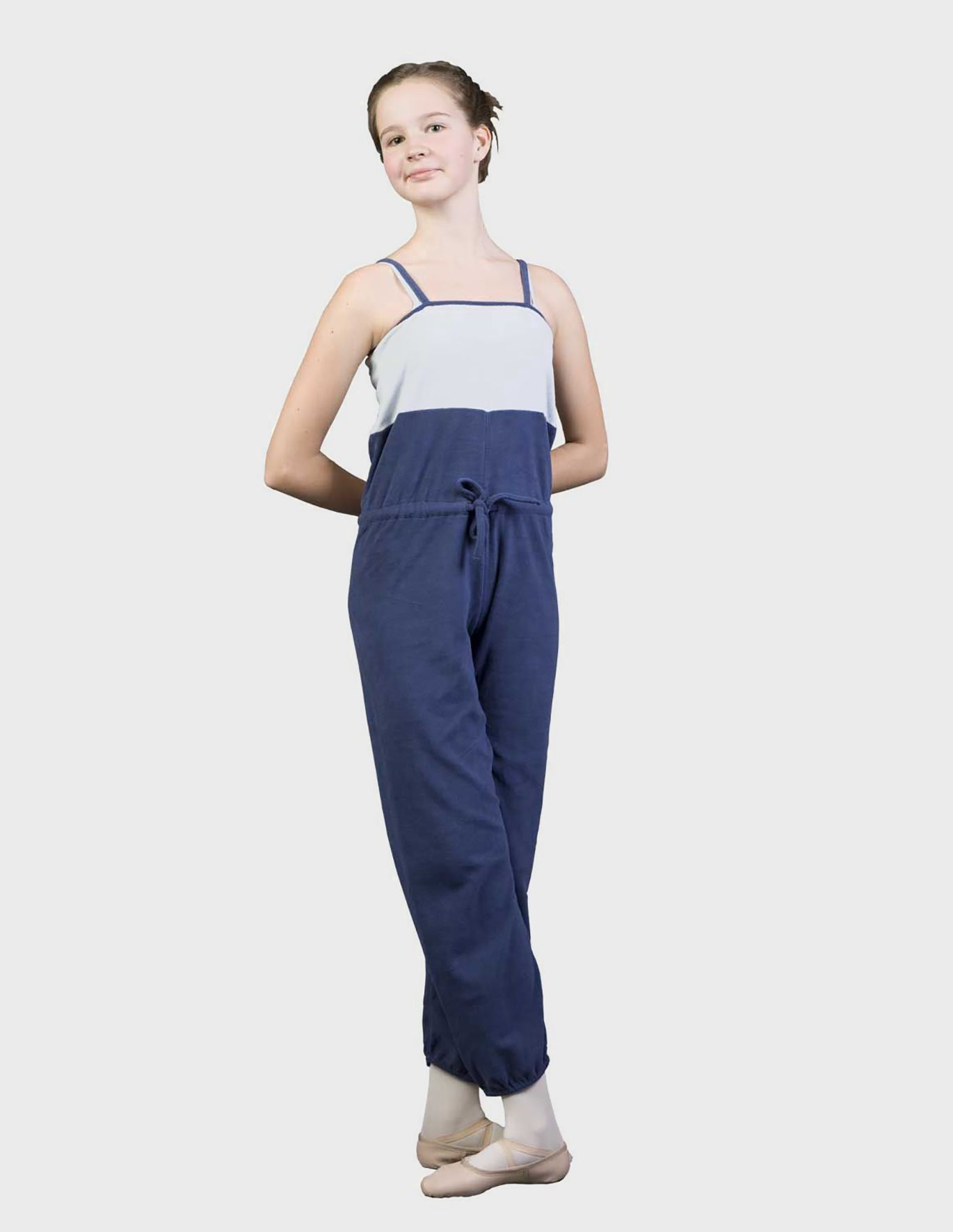 Sansha Gaby Fleece Unitard Dance Warm Up Garment EWUP4