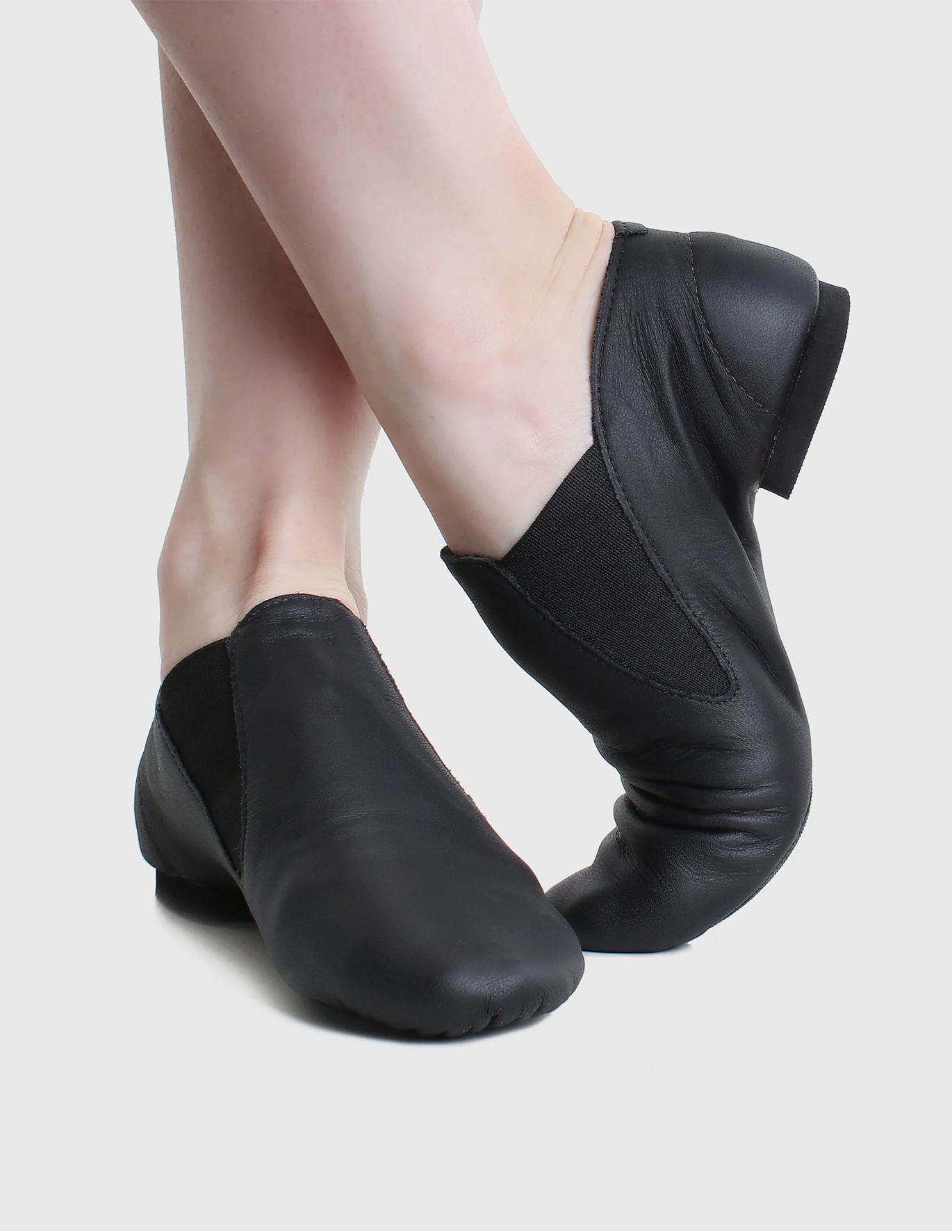 So Danca Leather Split Sole Jazz Boot with Pre Arch JZE40