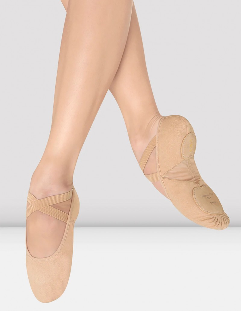 Canvas Split Sole & Full Sole Ballet Shoes from Planet Dance