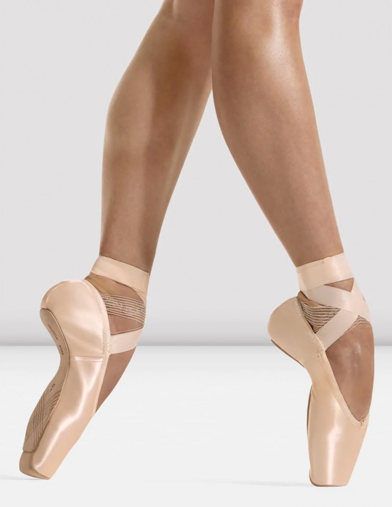 Bloch ETU Pointe Shoe with Suede Toe Cap Model S1160LTHM