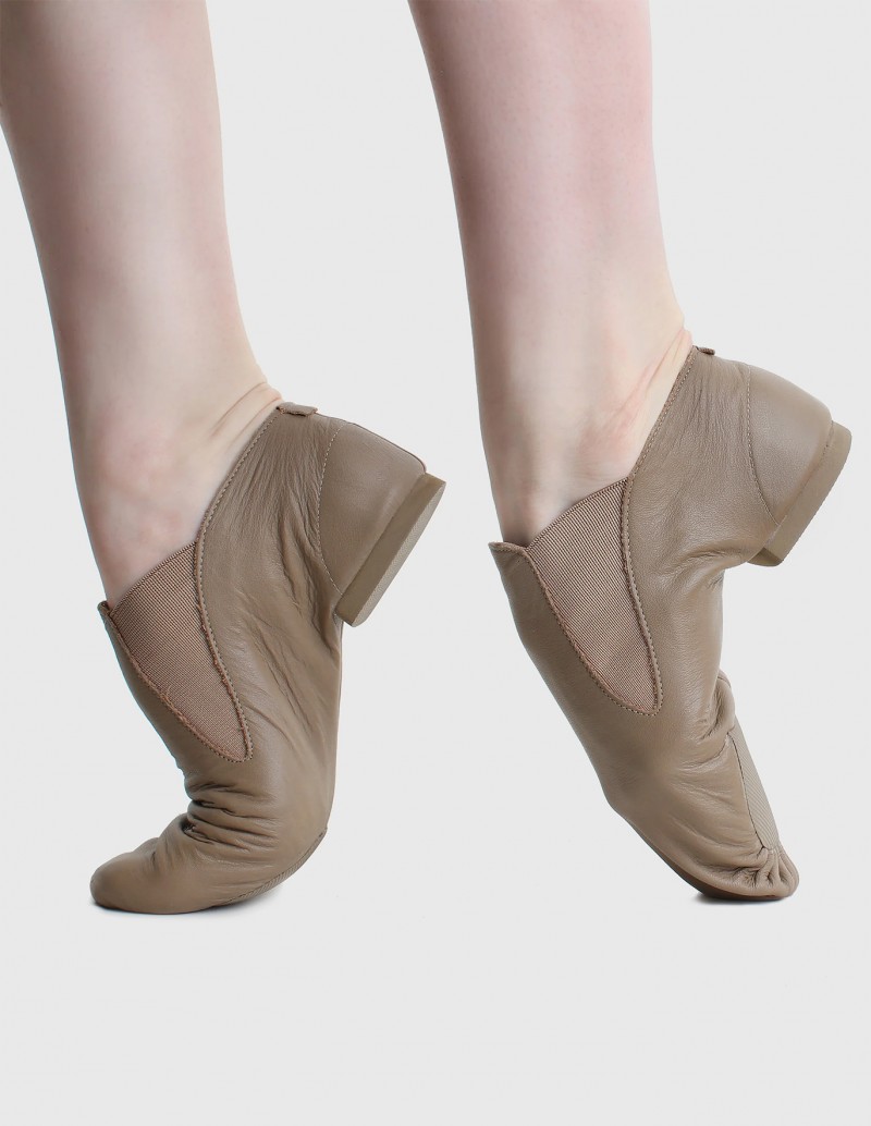 So Danca Leather Split Sole Jazz Boot with Pre Arch JZE40